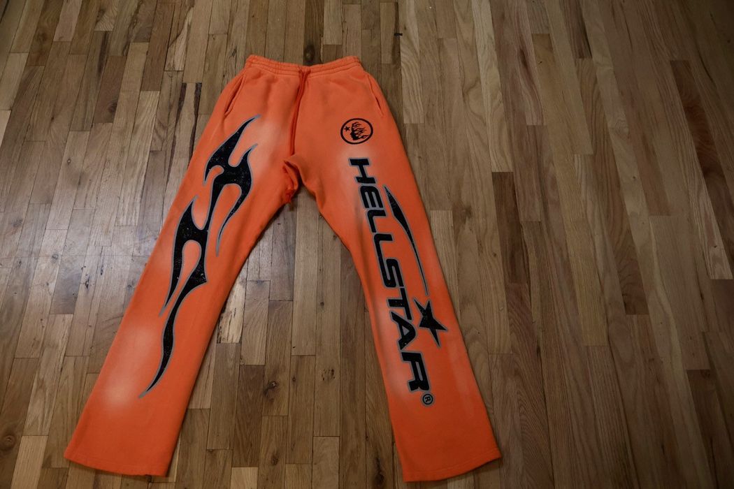 HELLSTAR Hellstar Fire Sweatpants | Grailed