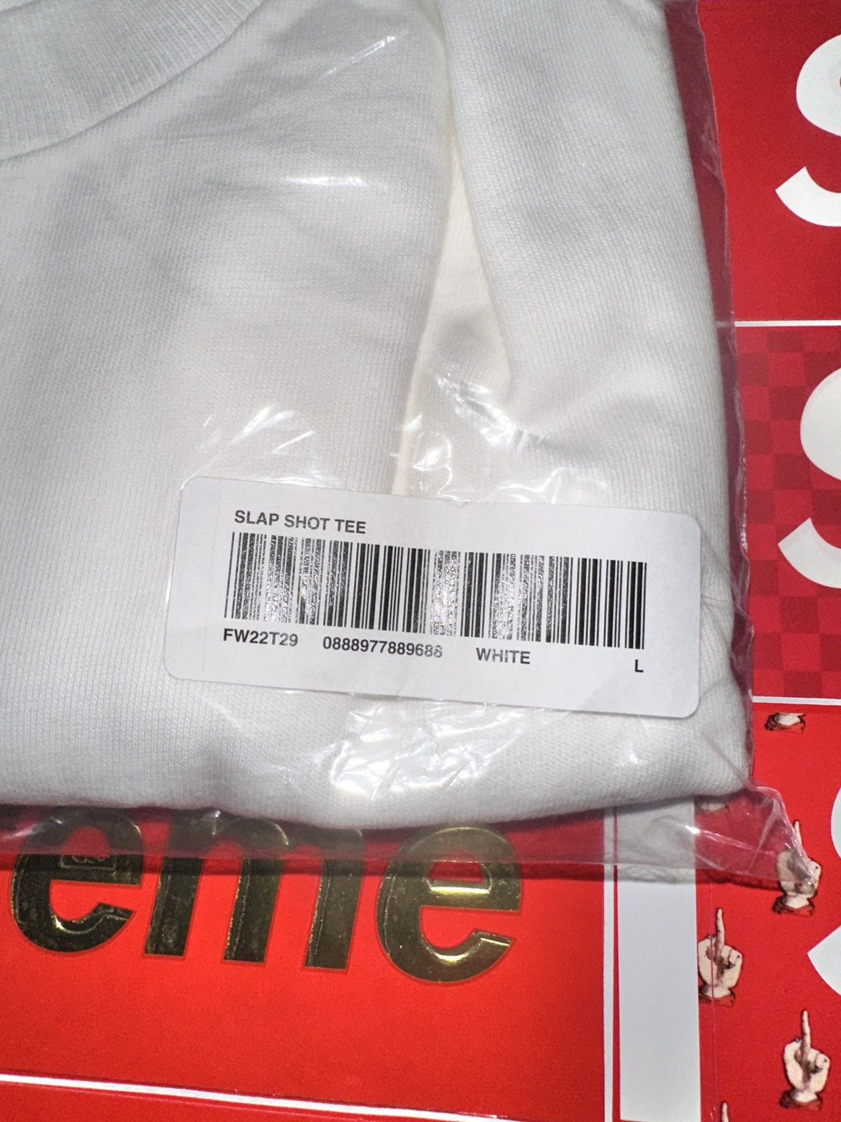 Rare × Streetwear × Supreme FW22 DS NEW Supreme Slapshot Tee White ...