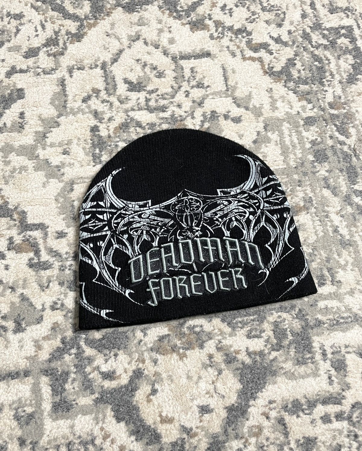 Vintage Vintage Black Winter Cap Hat Deadman Forever Big Print | Grailed