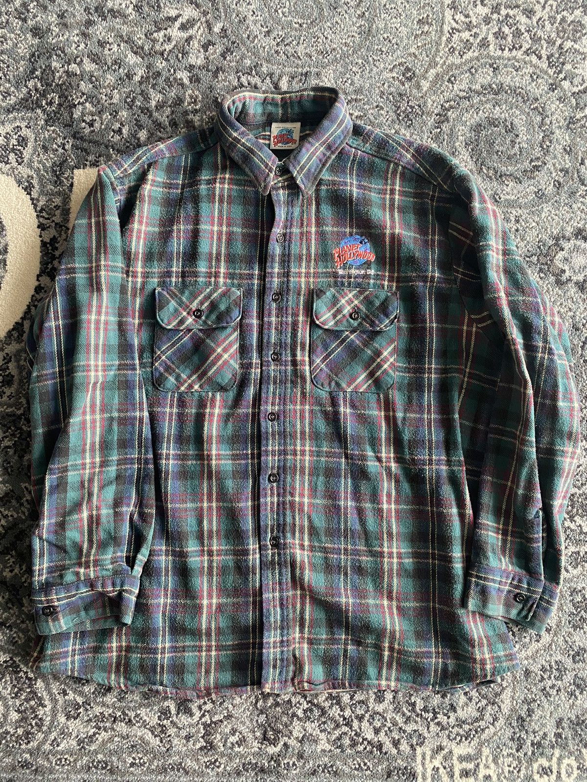 Vintage Vintage 90’s Planet Hollywood Washington DC Flannel | Grailed
