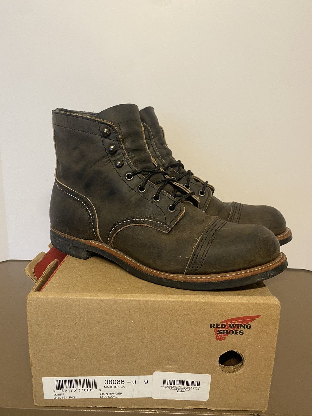 Red Wing Red Wing Iron Ranger - Rough & Tough Charcoal | Grailed