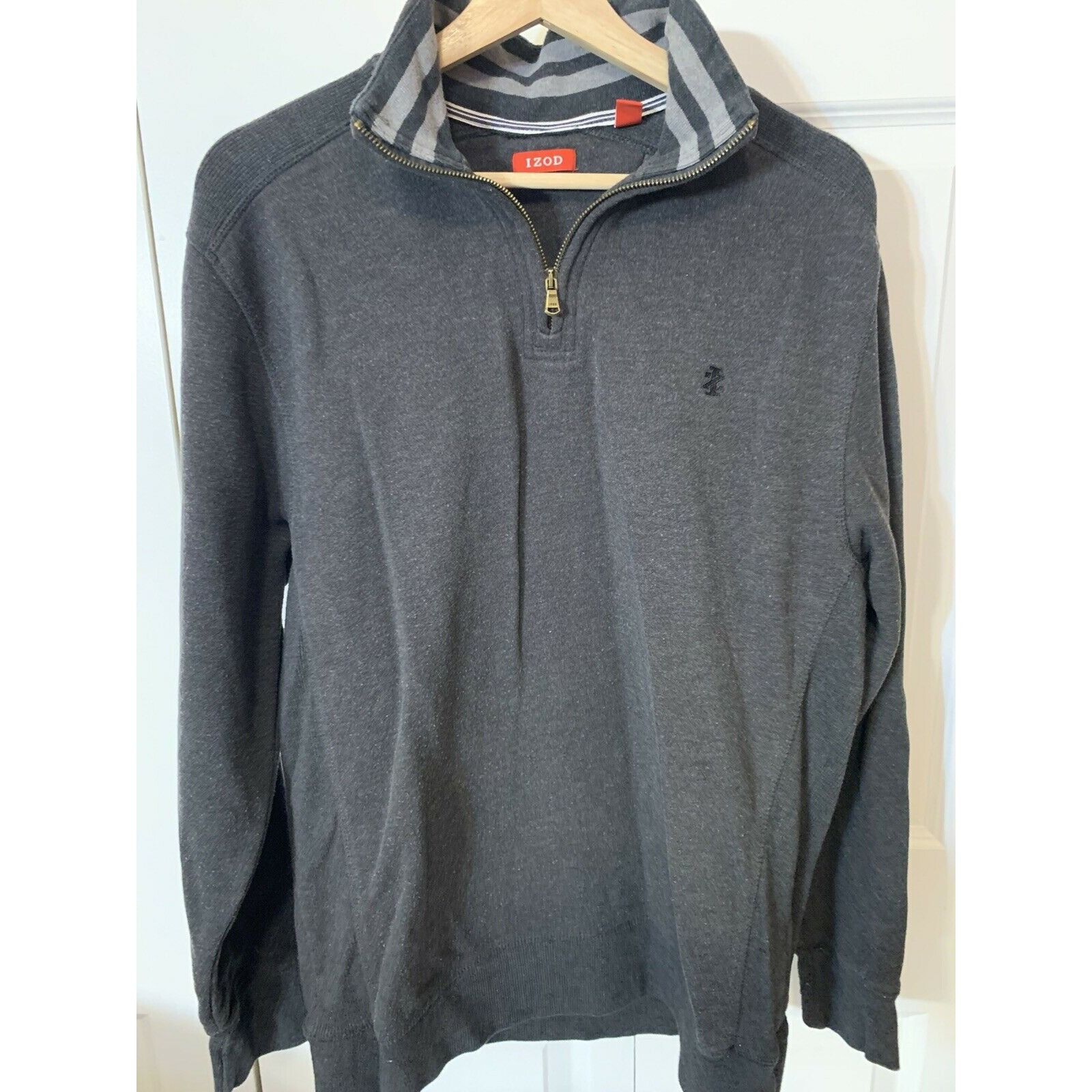 Izod Izod 1/4 Zip Gray Sweater Men’s Sz Large Pullover | Grailed