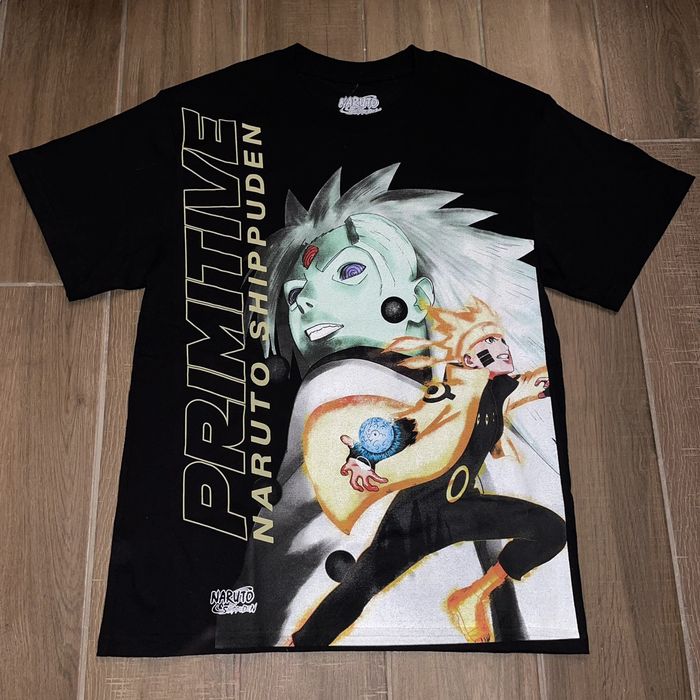 Primitive Primitive x Naruto Shippuden Madara anime t shirt | Grailed