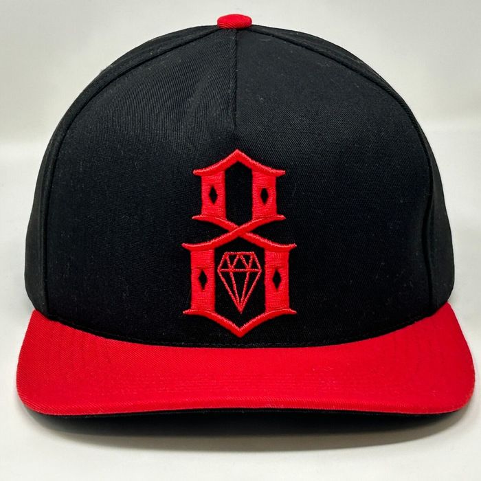 Rebel8 Rebel8 Hat Rebel Eight Black Red Made In USA Streetwear Cap ...