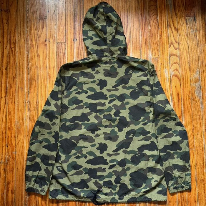 Bape 1st Camo Half Zip Hoodie Jacket | Grailed