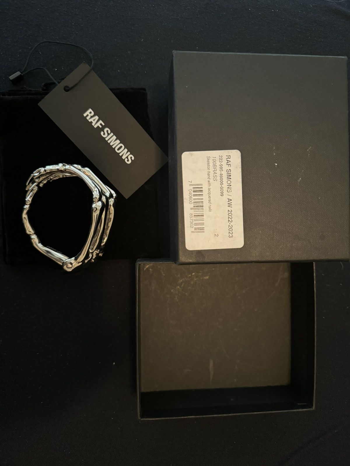 Raf Simons Raf simons skeleton bracelet | Grailed