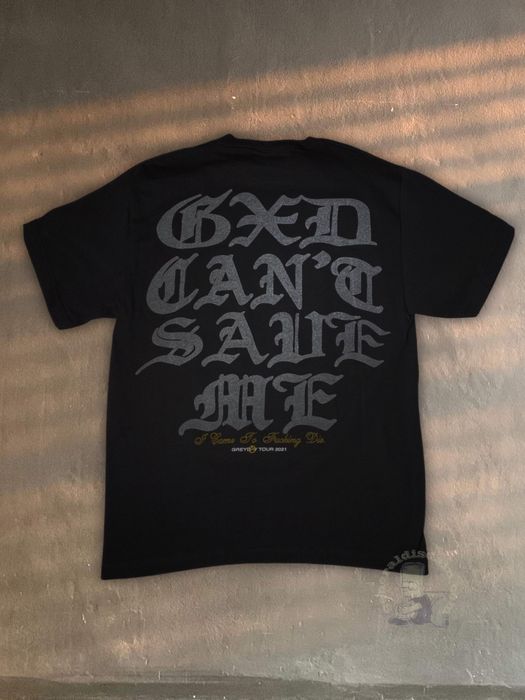 Streetwear G59 greygxds Ramirez GREYDAY anarchy god can’t save tour Tee | Grailed