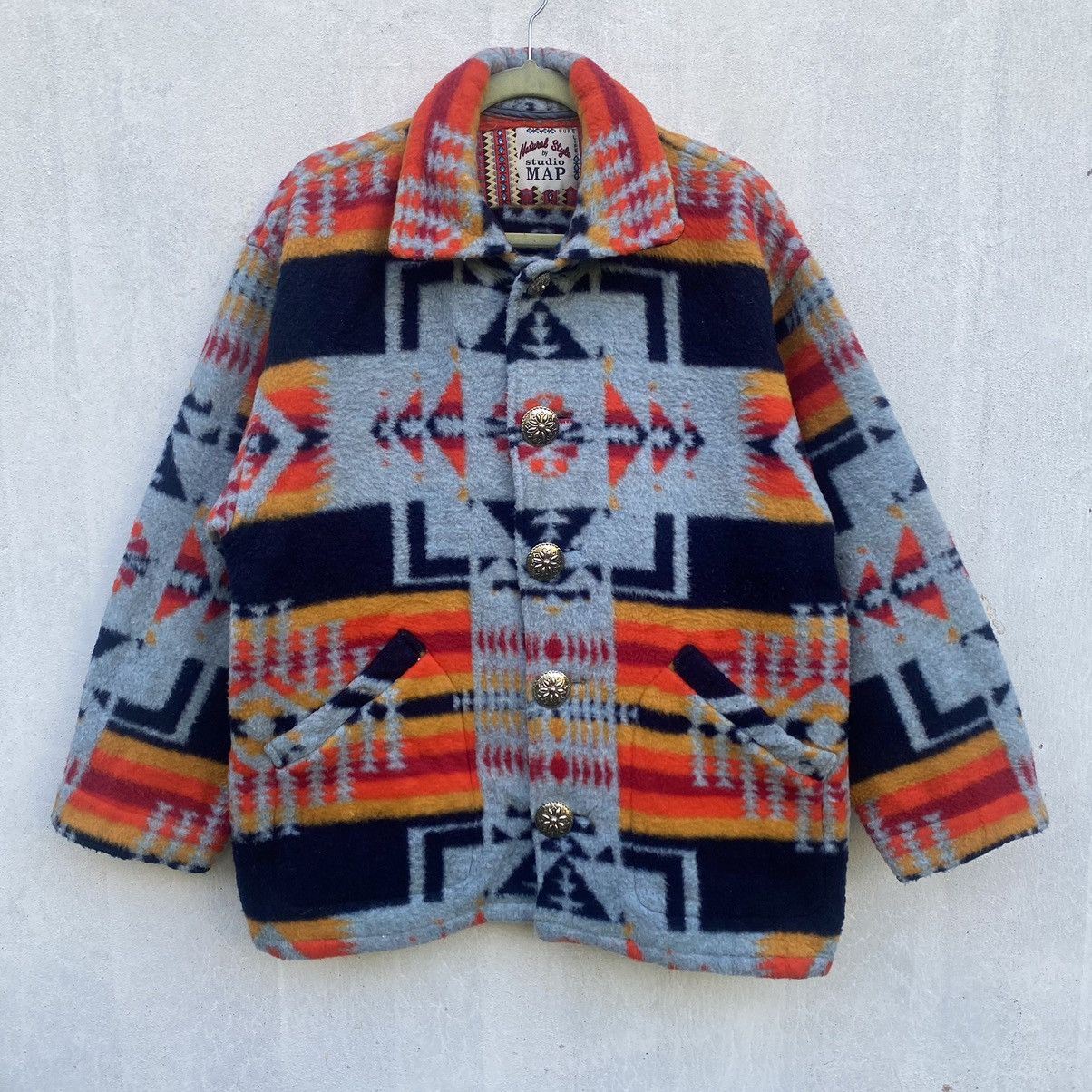 Native × Navajo × Vintage Native Jacket By Studio Map | Grailed