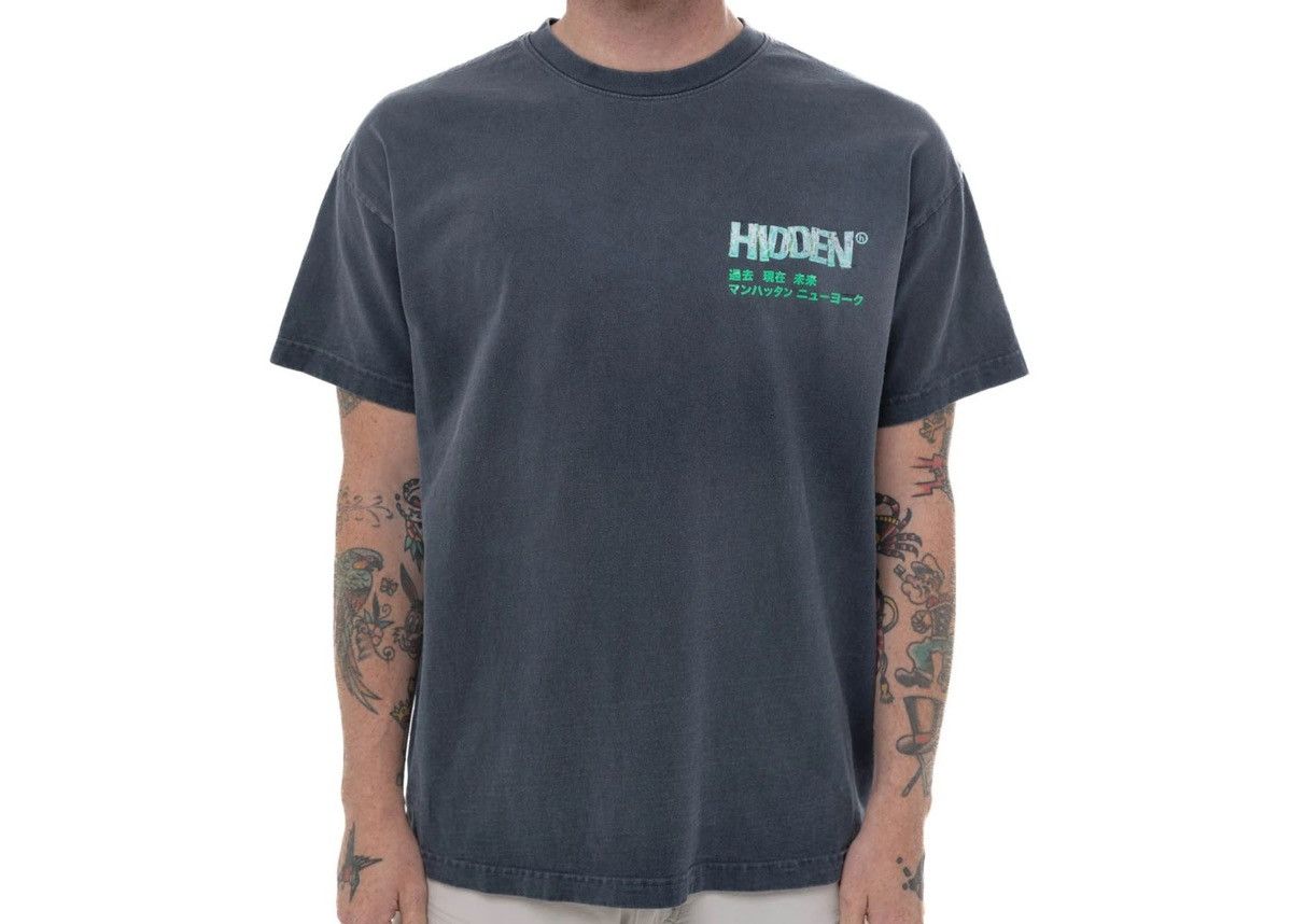 HIDDEN Hidden Chrome Bubble Tee in Vintage Black | Grailed