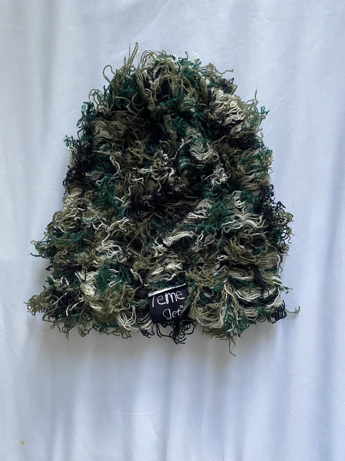 Green Mossy Camo Beanie Leme Get Hats