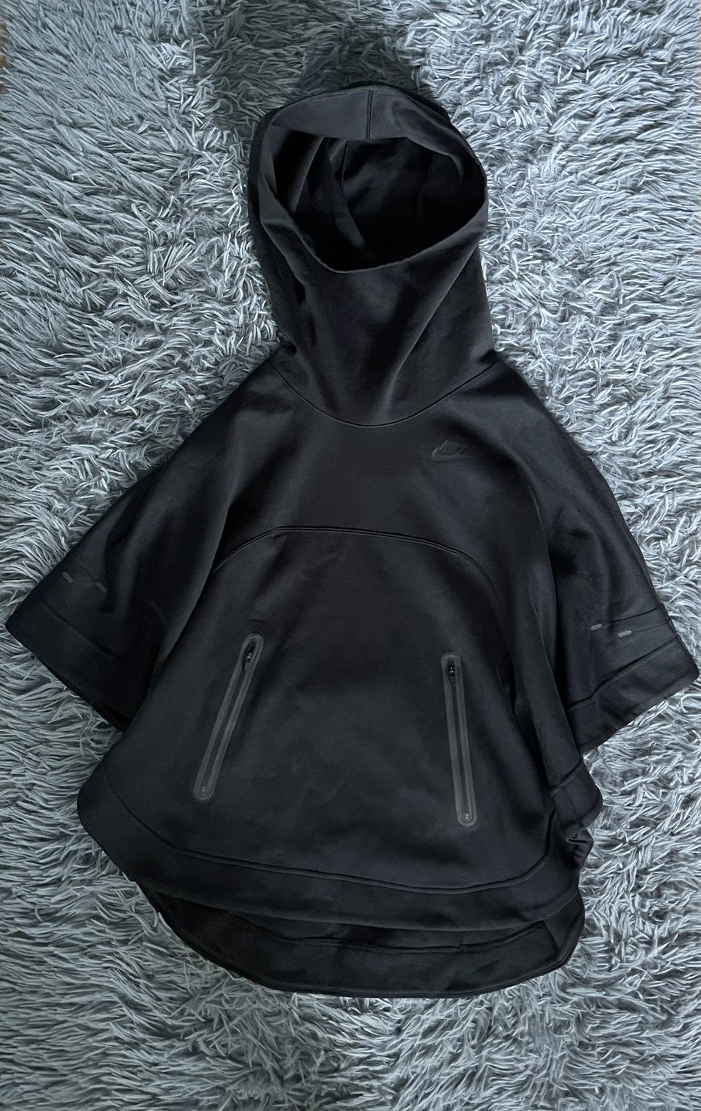 Nike Nike Tech Fleece gorpcore style avant garde poncho jacket | Grailed