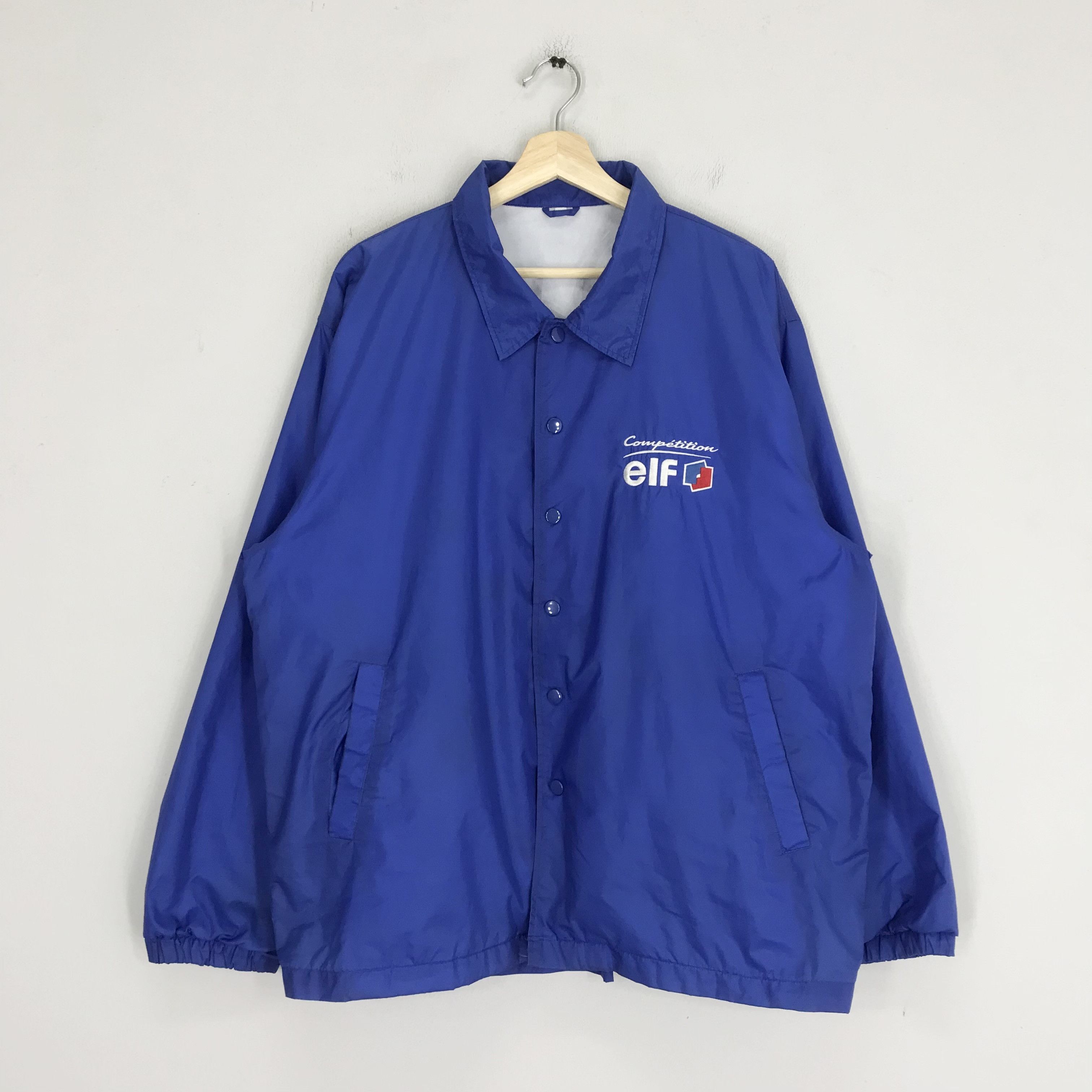 Japanese Brand × Varsity Jacket × Vintage Elf Bikers Varsity Jacket Elf ...
