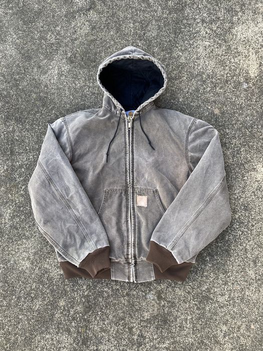 Vintage Carhartt active jacket faded | Grailed