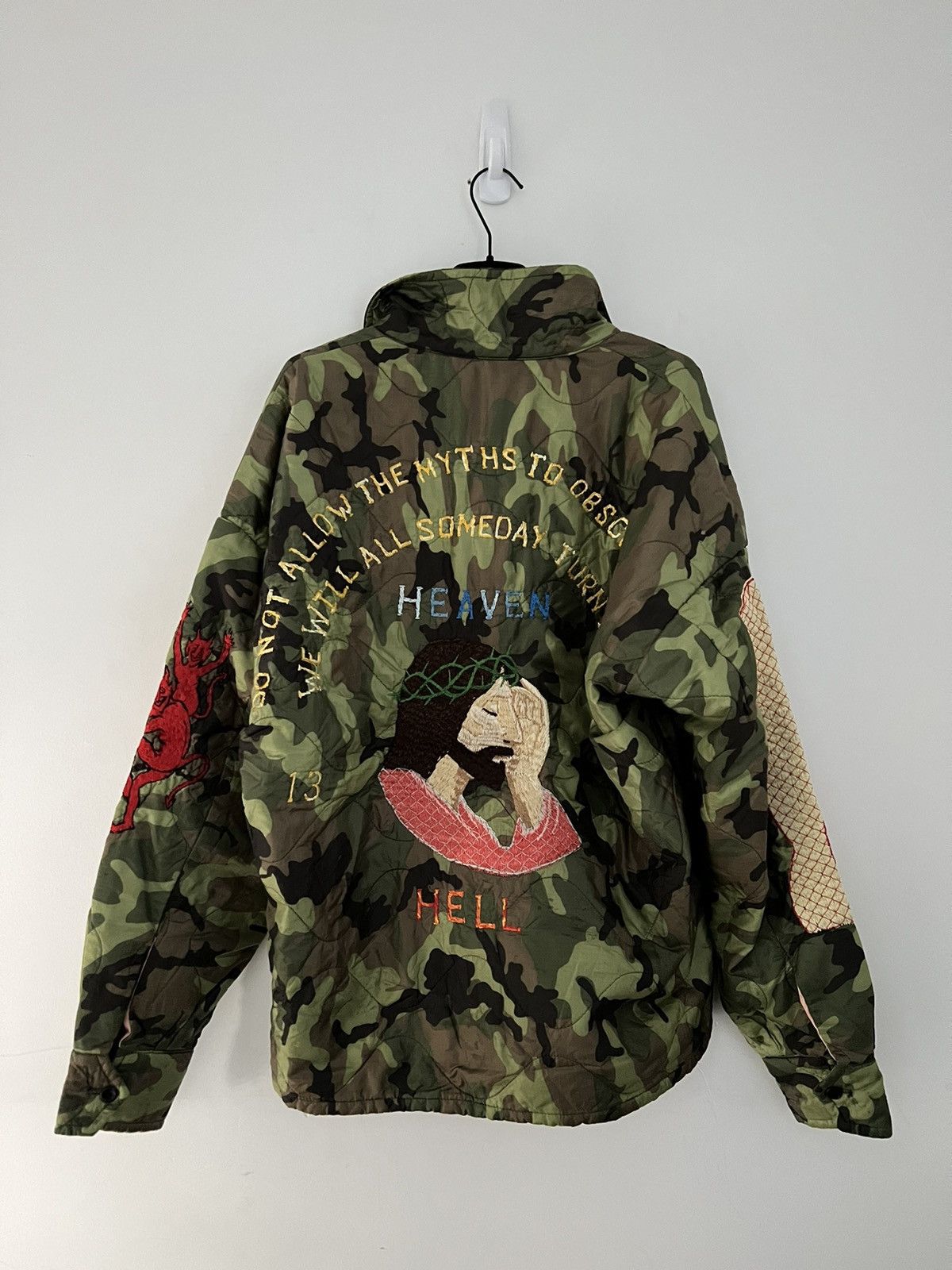 Saint Michael Saint Michael Jesus Jacket | Grailed