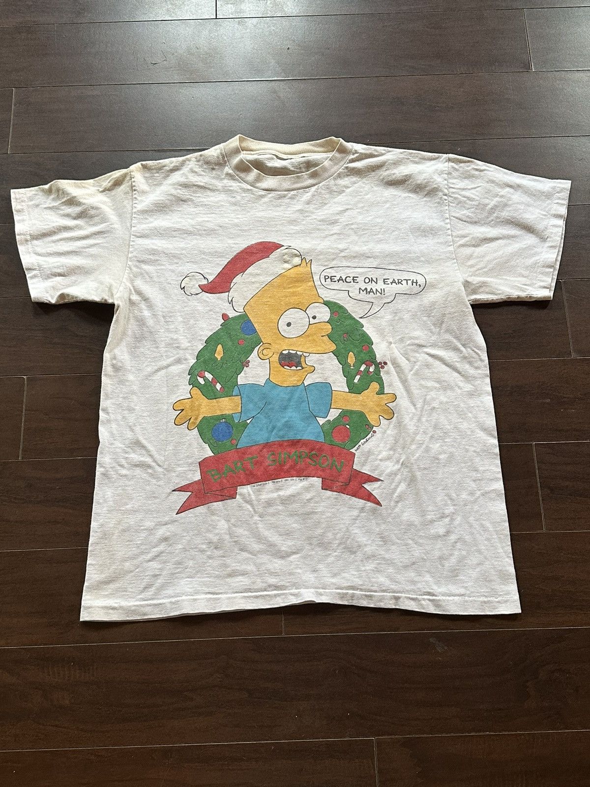 The Simpsons × Vintage Vintage 1990s Bart Simpson Peace on Earth ...