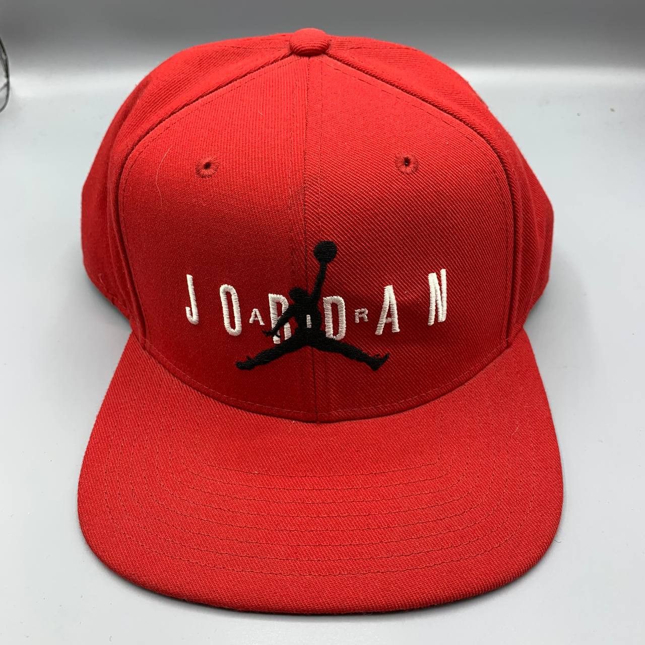 Jordan Brand Air Jordan Hat Men Red Embroidered Logo Snap Back Cap ...