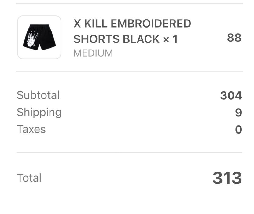 Revenge Revenge XXXTENTACION Kill Hand Heroin Shorts | Grailed