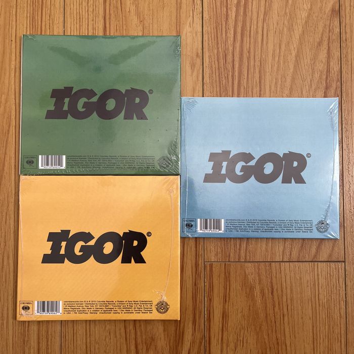 Golf Wang Tyler The Creator Igor CD bundle Yellow, Green, & Blue New ...