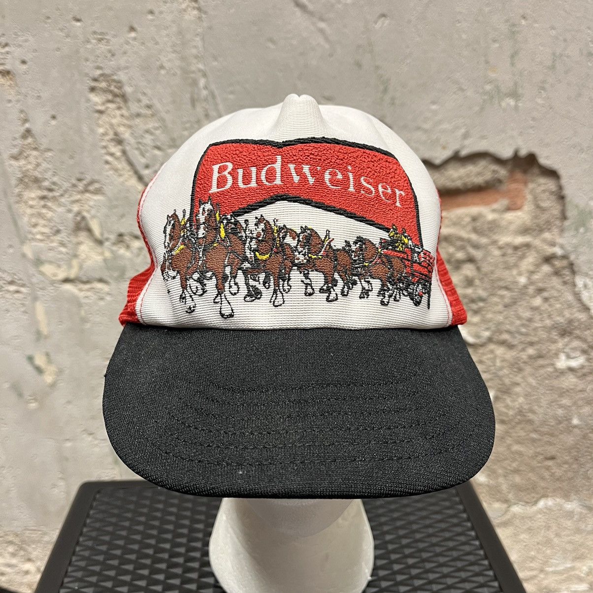 Budweiser Vintage 1980s Budweiser Clydesdales Snapback Hat USA Made ...