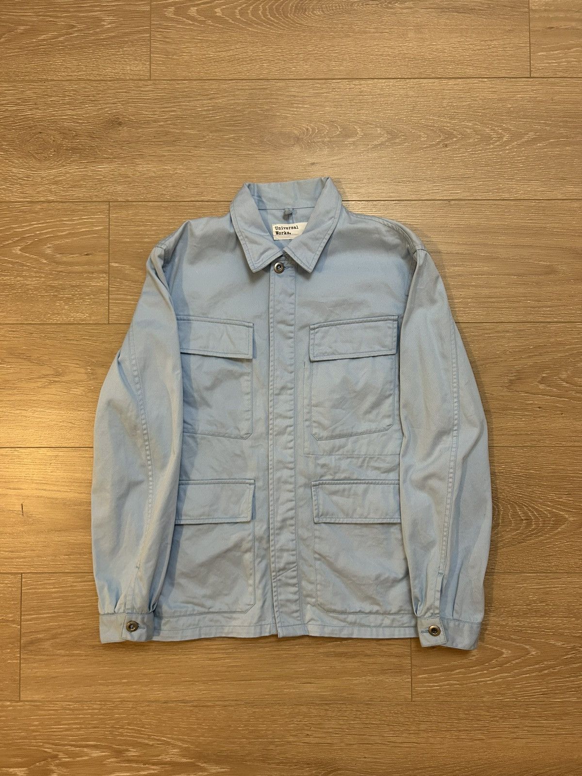 Universal Works Universal works baby blue chore jacket | Grailed