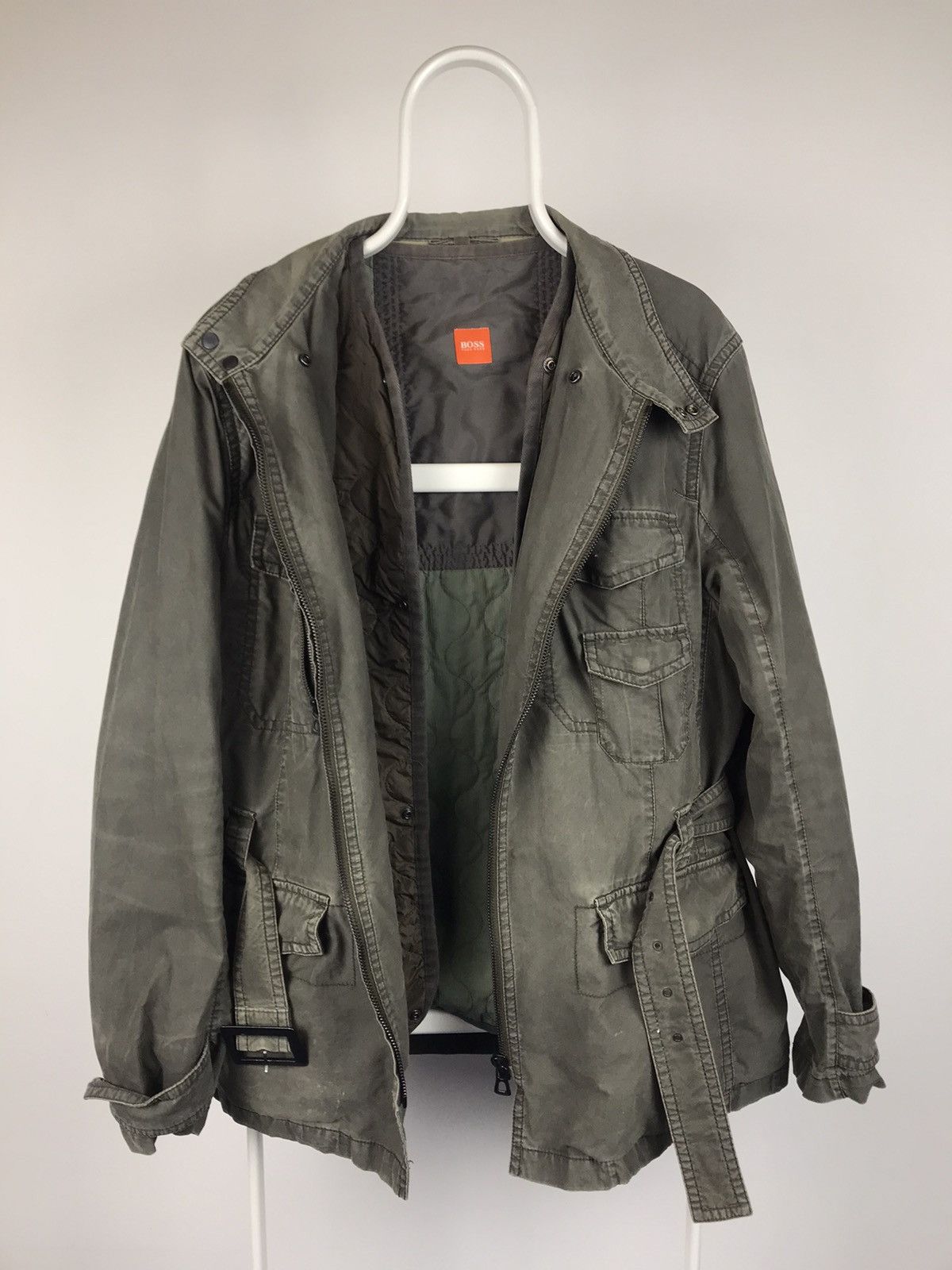 Hugo Boss × Vintage Vintage Hugo Boss Military Faded Multipocket Jacket ...