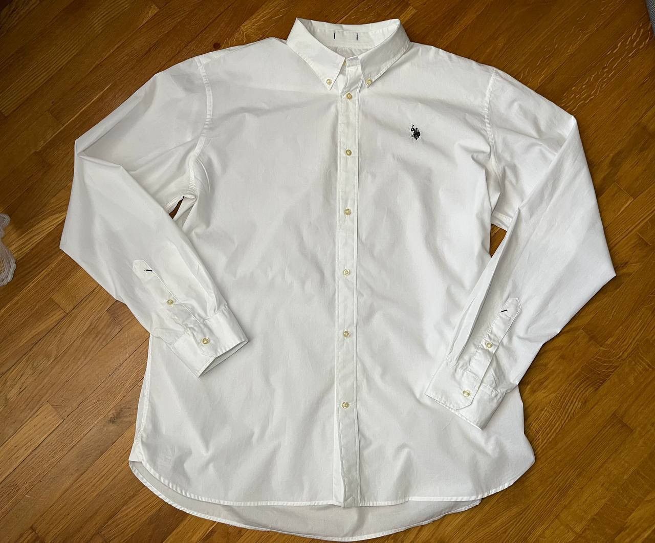 Ralph Lauren U.S. Polo Assn. basic white shirt | Grailed