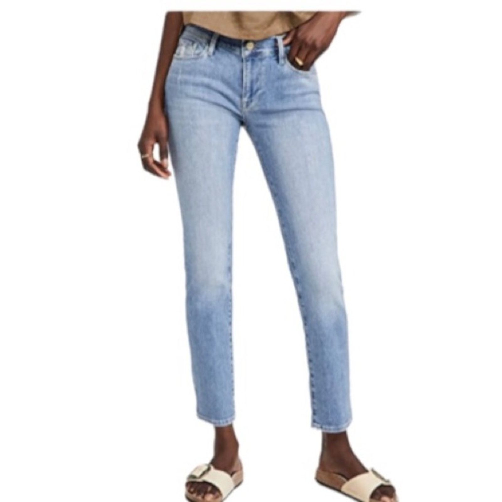 Frame Frame - Le Garcon Boyfriend Jean in Light Blue-size 25 | Grailed