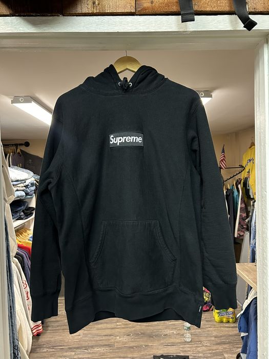 Supreme Classic Black Supreme Bogo Hoodie | Grailed