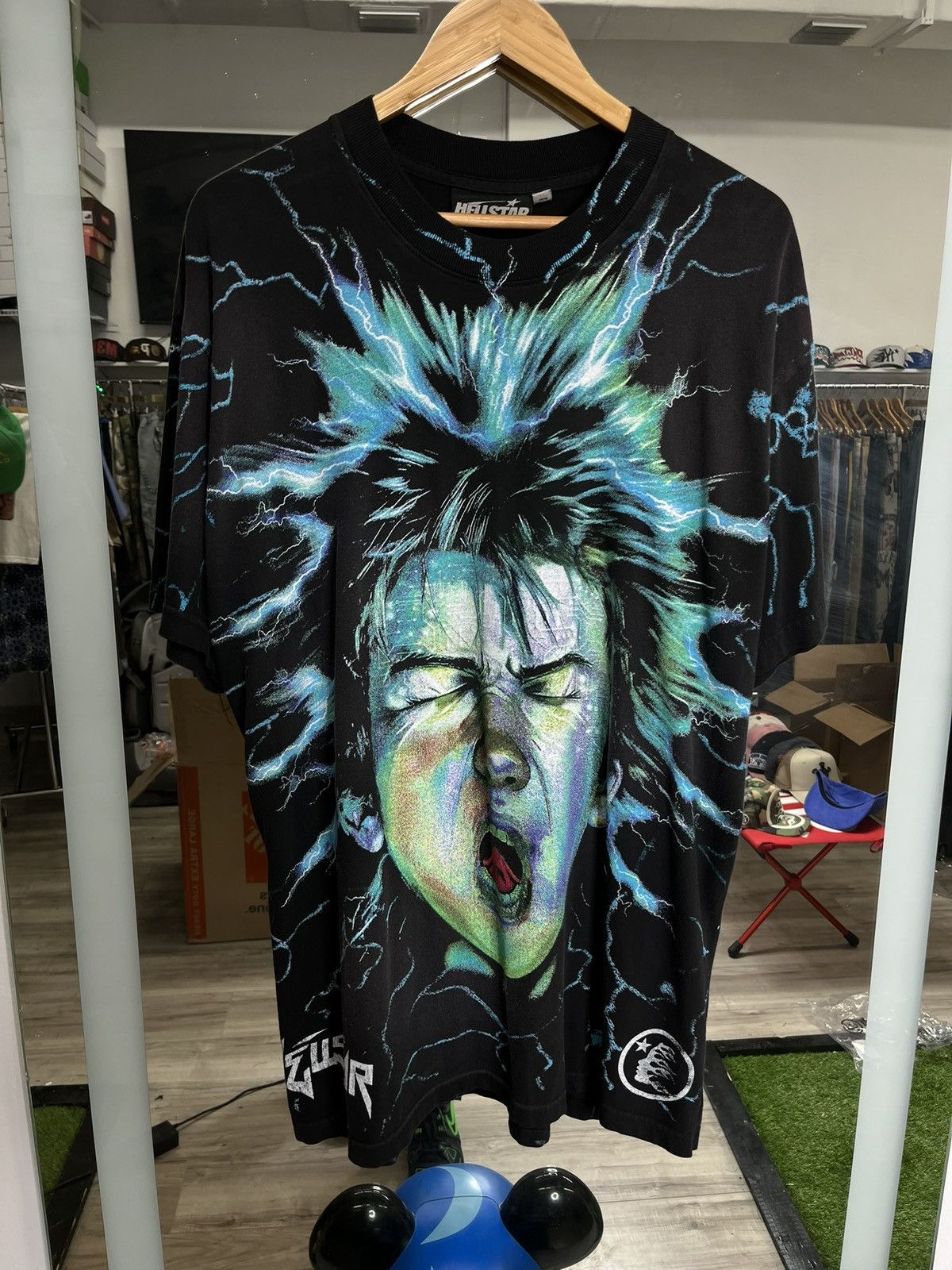 HELLSTAR × Hypebeast × Streetwear HELLSTAR ELECTRIC KID TEE "BLACK ...