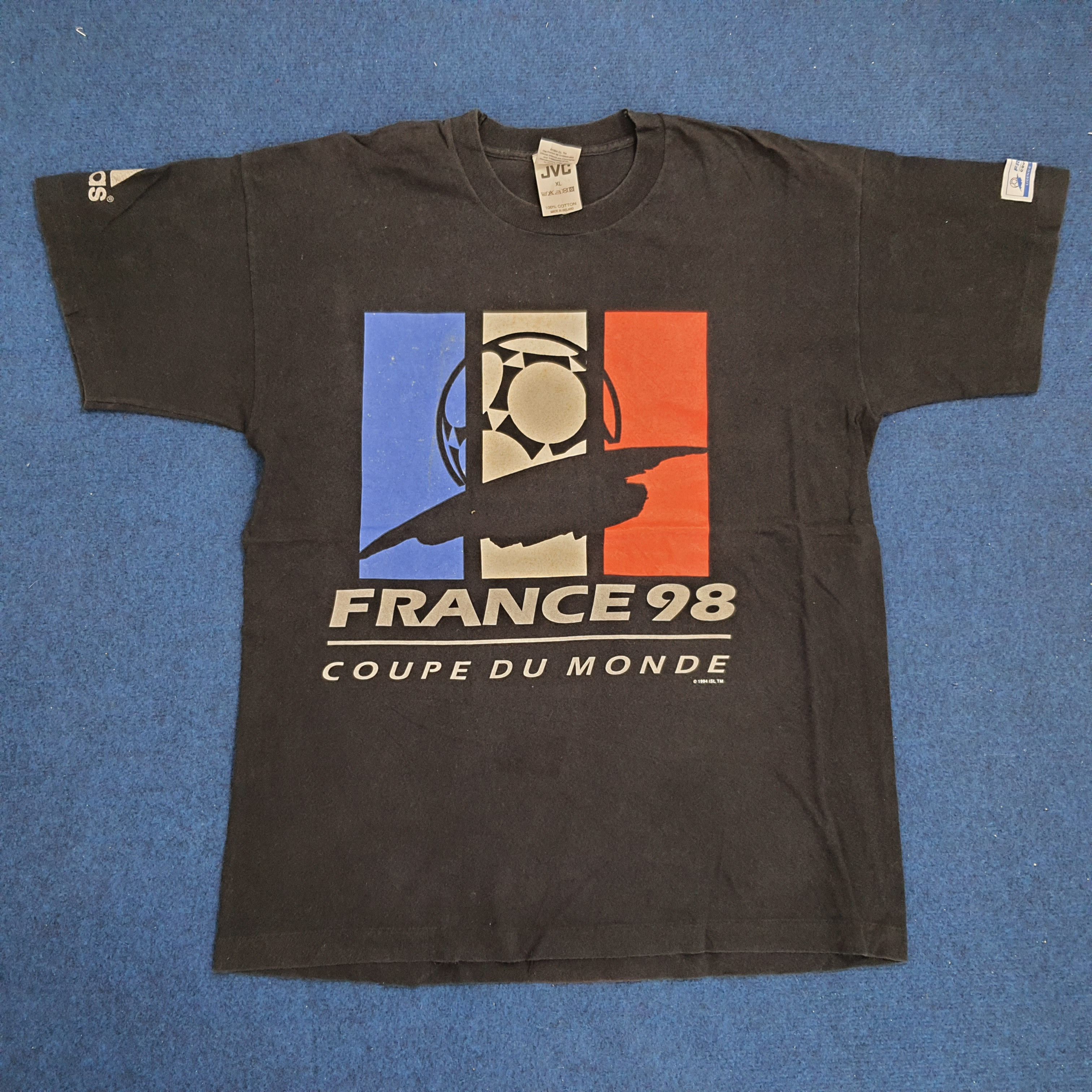 Vintage 90's France 98 Coupe Du Monde T-shirt | Grailed