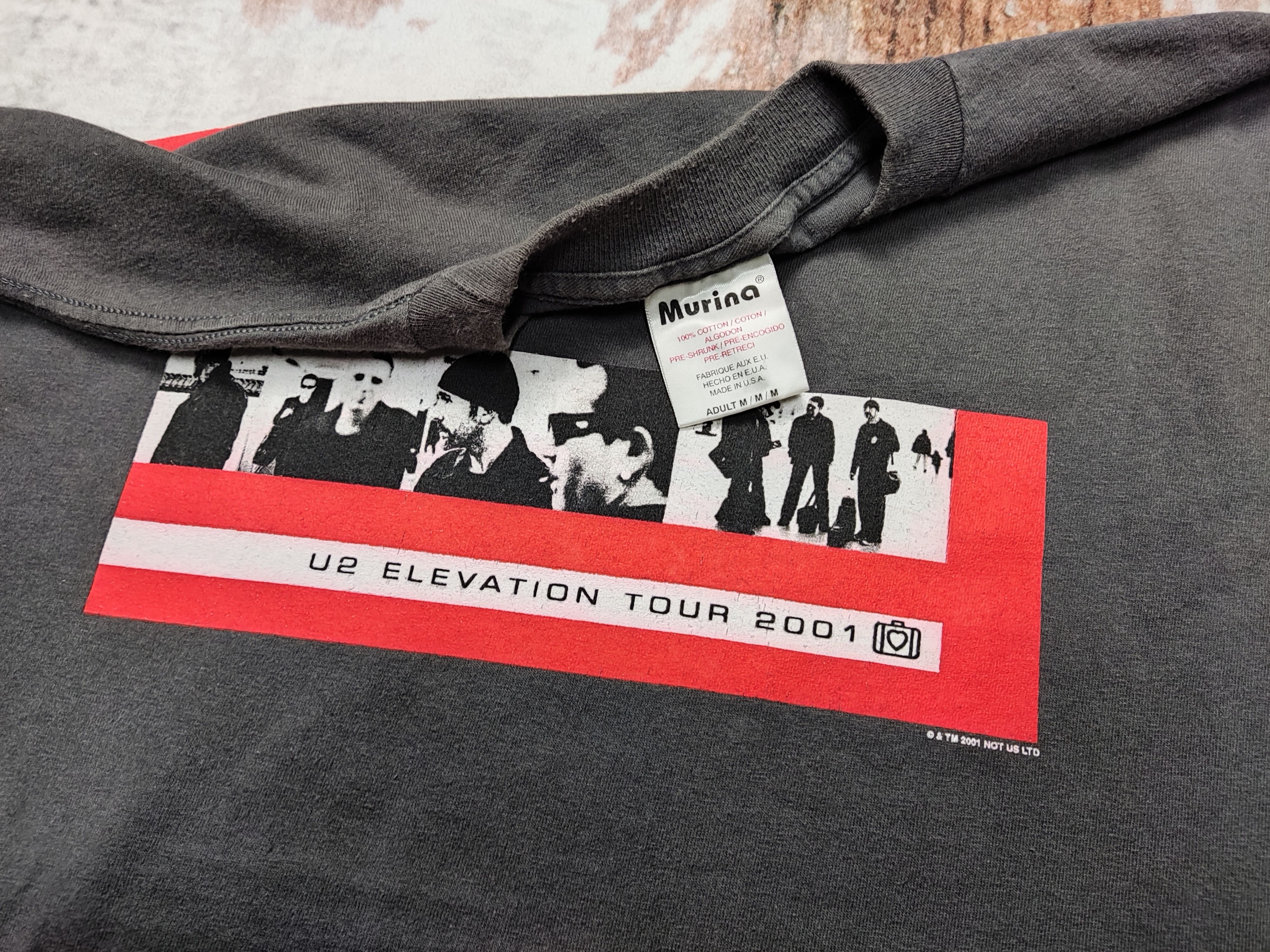 Band Tees × Very Rare × Vintage U2 Elevation Tour 2001 Very Rare T-Shirt | Grailed