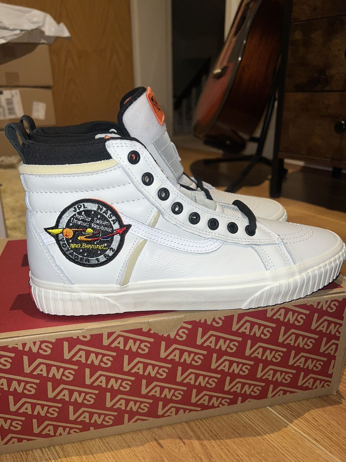 Nasa × Vans Vans NASA X Sk8-Hi MTE Space Voyager True White Shoes | Grailed