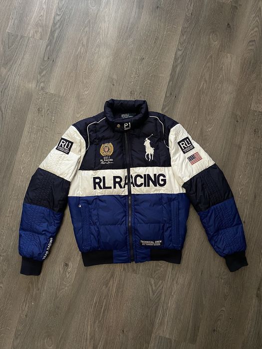Ralph Lauren Vintage Polo by Ralph Lauren P1 racing down bomber jacket ...