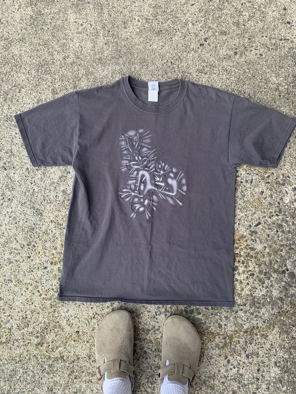 Vintage Looney Tunes Bugs Bunny puff print | Grailed