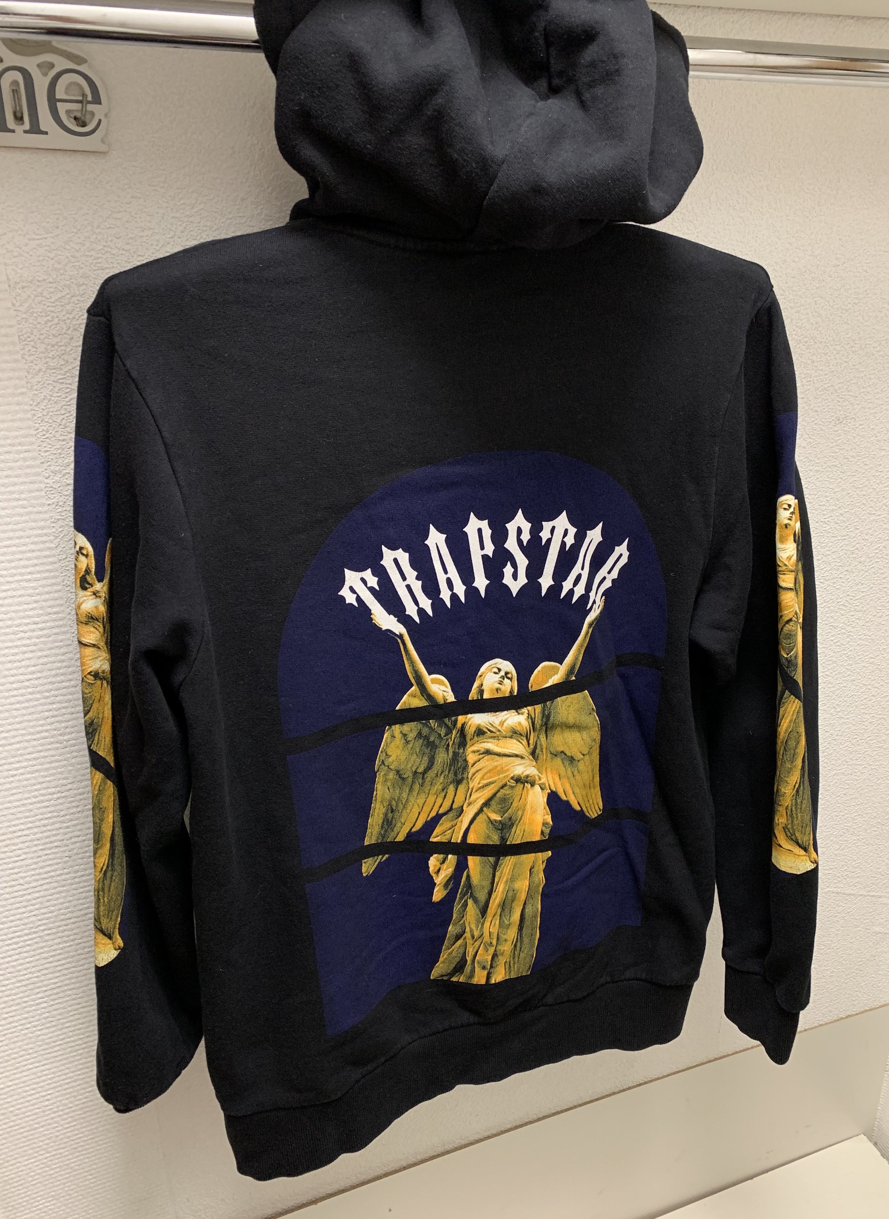 Trapstar London Trapstar black hoodie big logo back L sz | Grailed