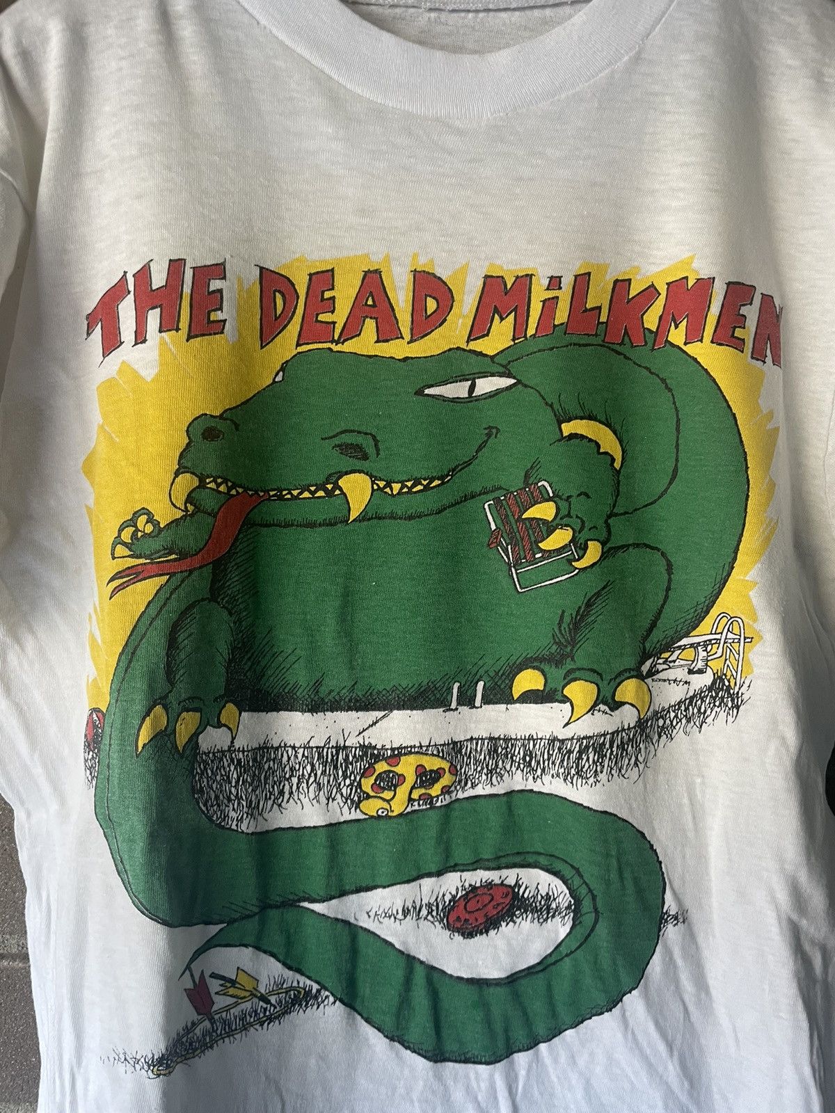 Vintage vintage 80s the dead milkmen band t shirt | Grailed