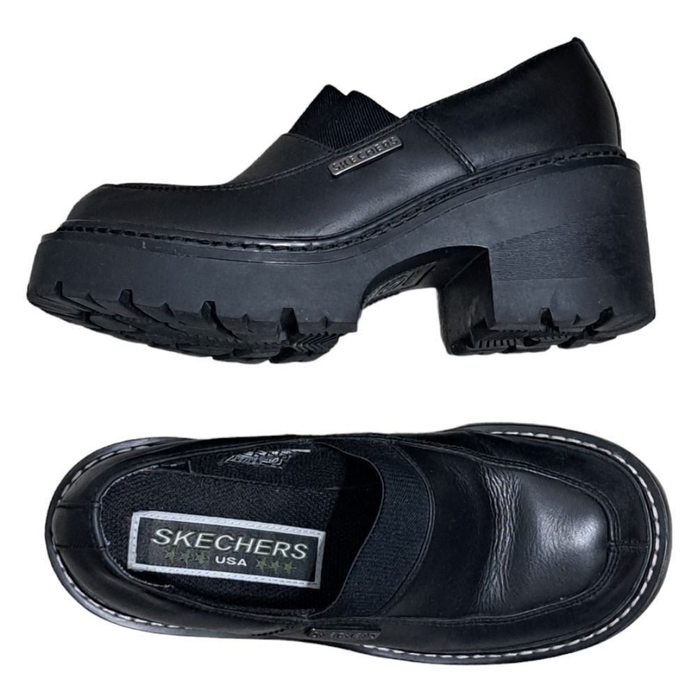 Skechers Vintage Skechers Chunky Gothic Platform Loafers 90's Y2K Sz 6. ...