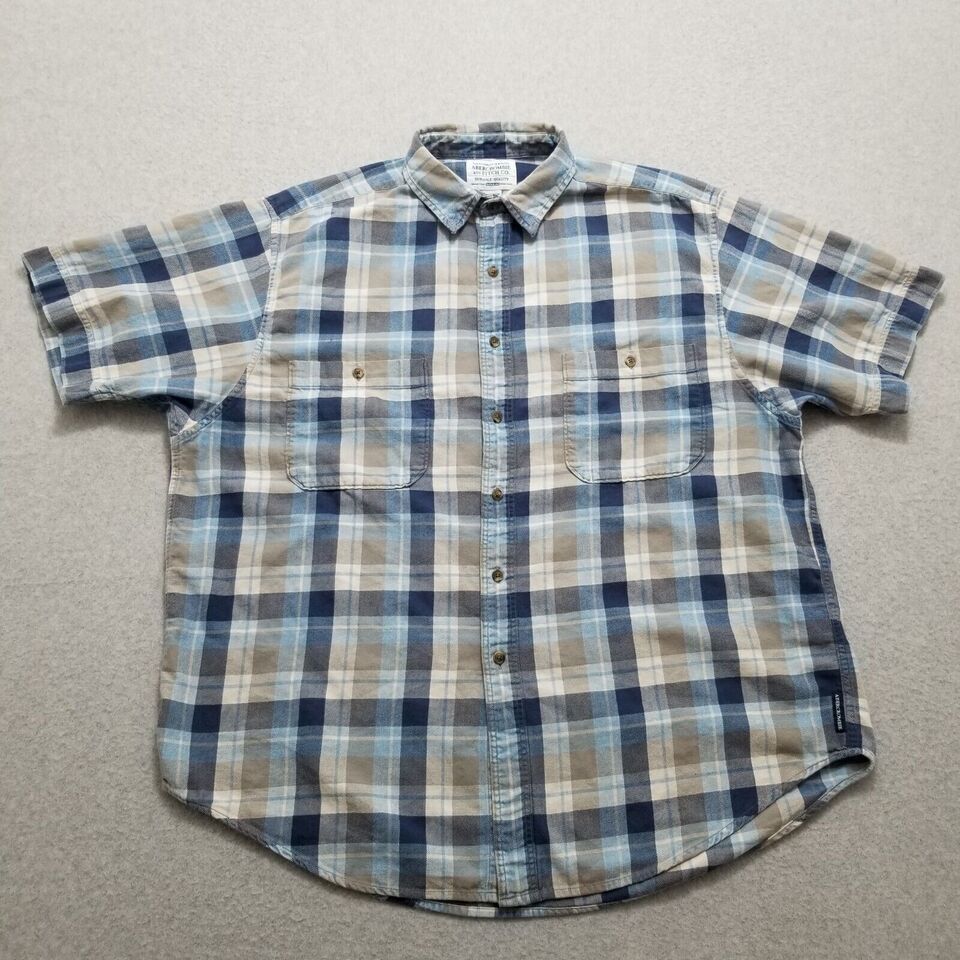 Abercrombie & Fitch Abercrombie & Fitch Shirt Mens Large Plaid Casual ...