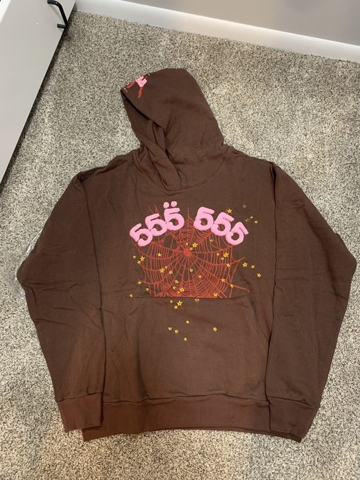 Spyder SP5DER BROWN 555 HOODIE SIZE MEDIUM | Grailed