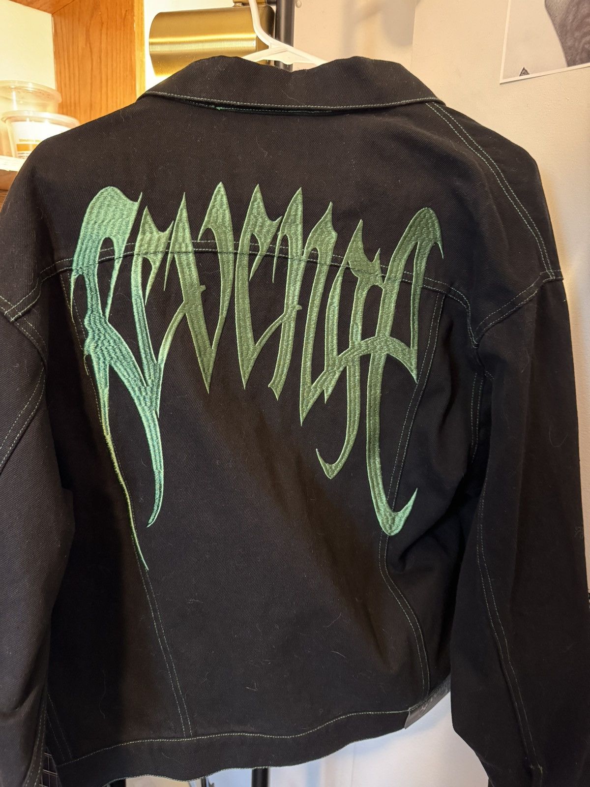 Revenge Revenge Black/Green Denim Colorway | Grailed