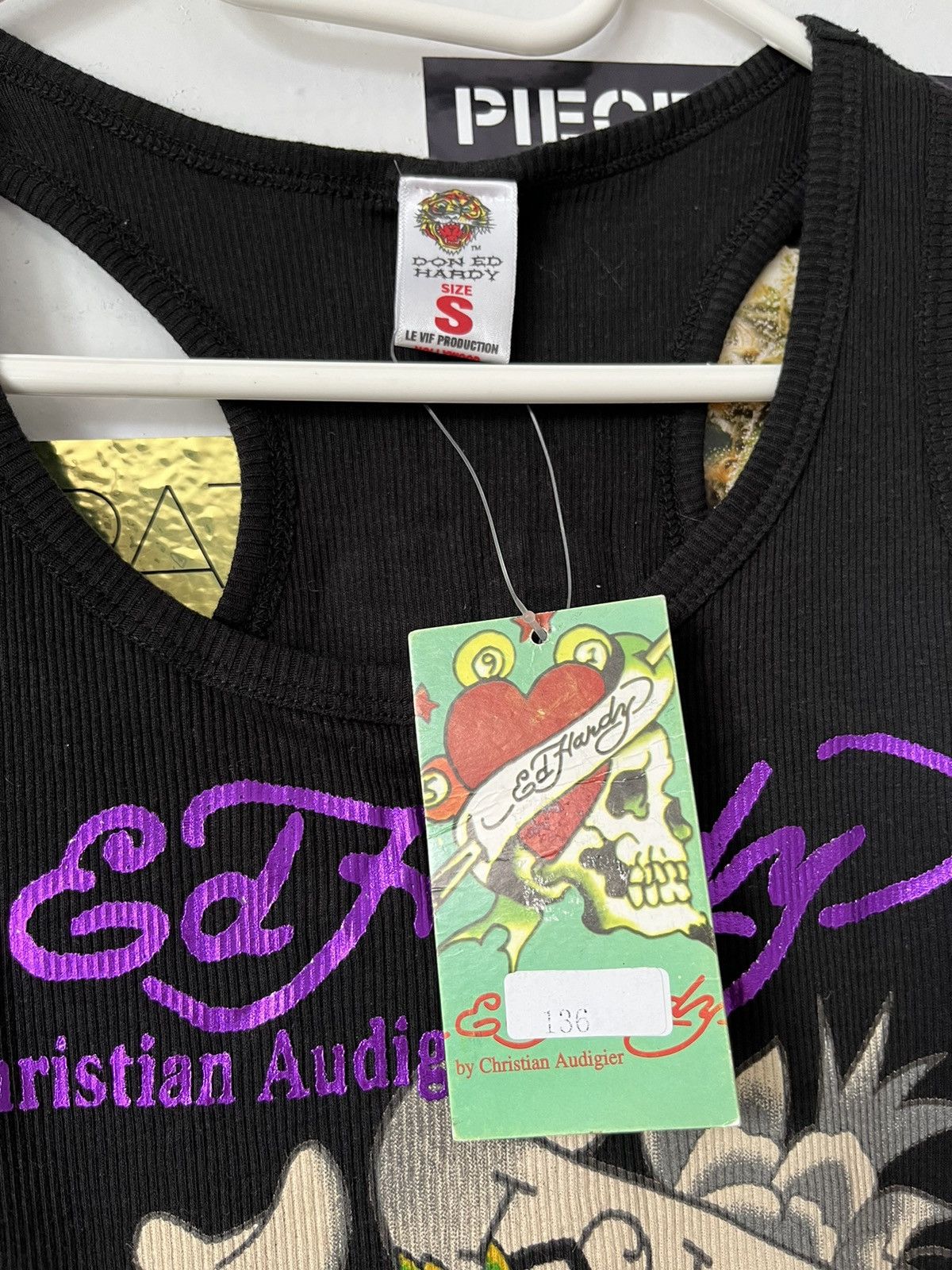 Custom Custom Ed Hardy x Hello Kitty Tank Top y2k core | Grailed