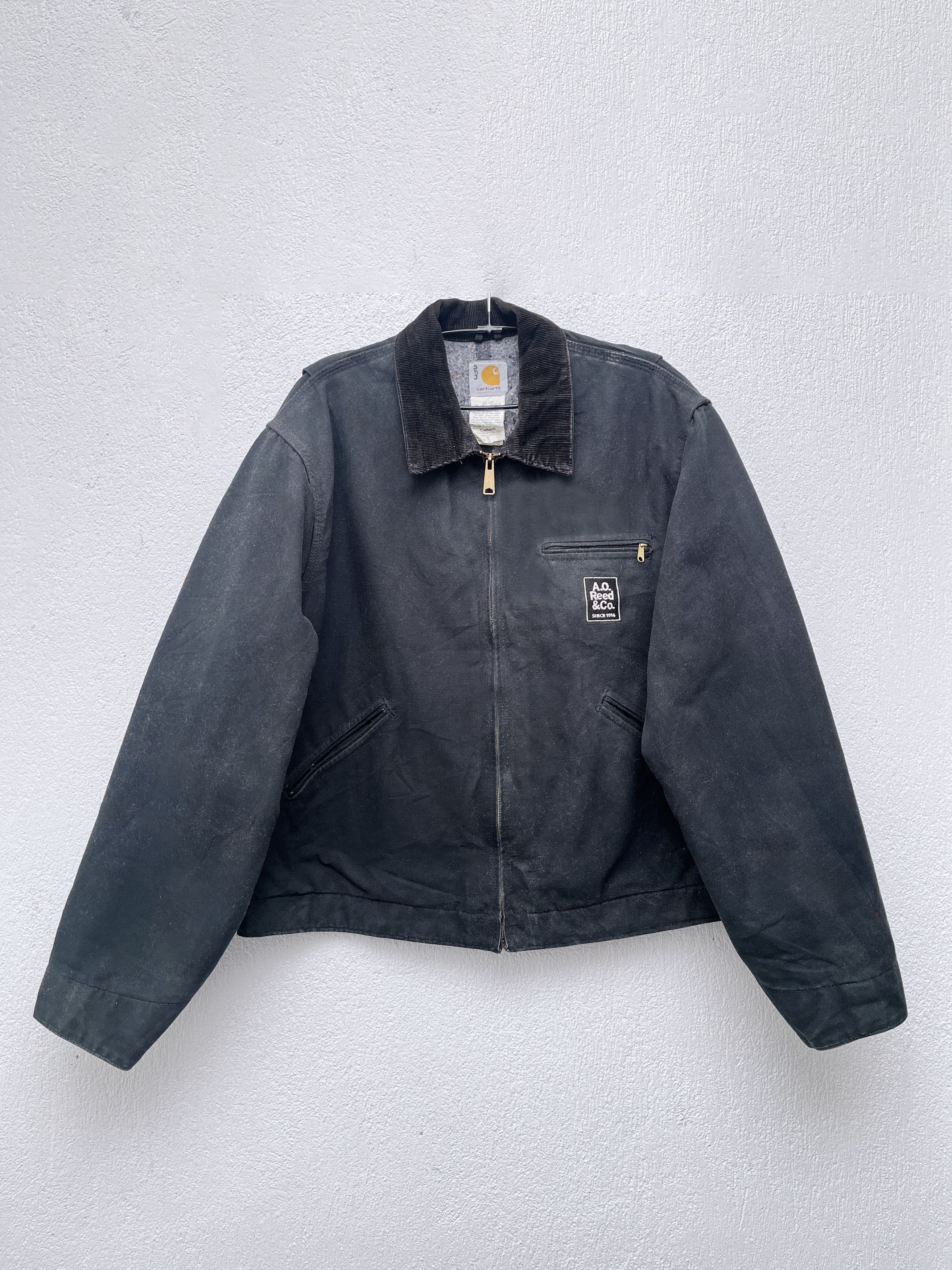 Vintage Carhartt Detroit Jacket J001 BLK | Grailed