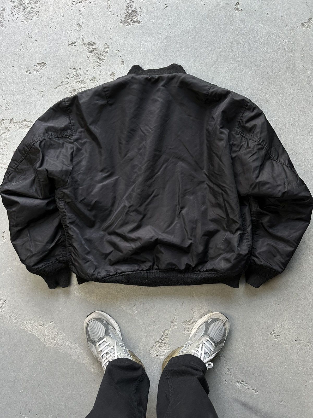Bomber Jacket × Usaf × Vintage Vtg 90s USAF RT Industries M1 Reversible ...
