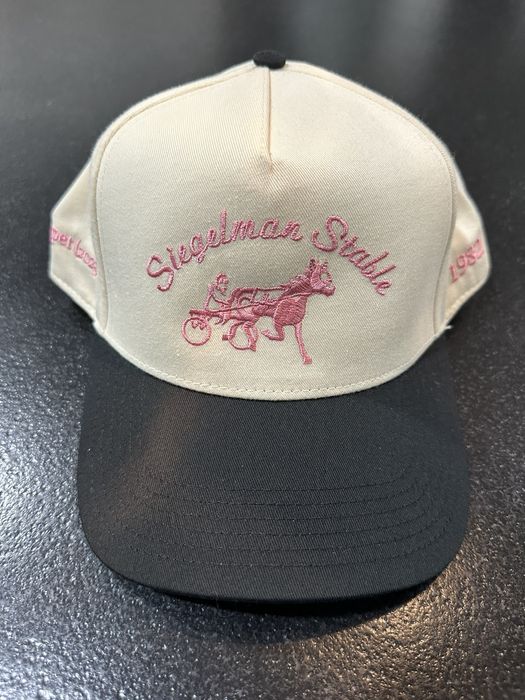 Siegelman Stable Cream/Black/Pink Siegelman Stables Hat | Grailed