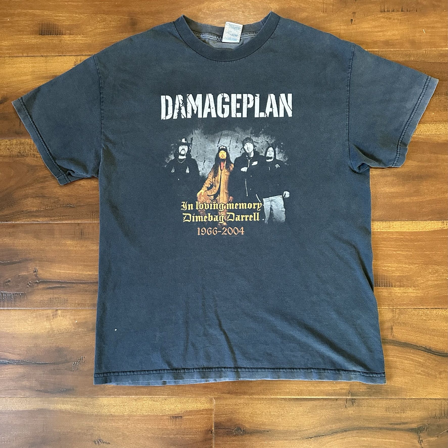 Vintage Damageplan Band tee Pantera Heavy Metal Dimebag Darrell | Grailed