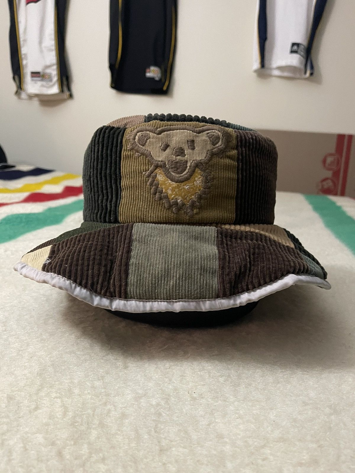Vintage Vintage Gypsy Rose Grateful Dead Bear Corduroy Bucket Hat | Grailed