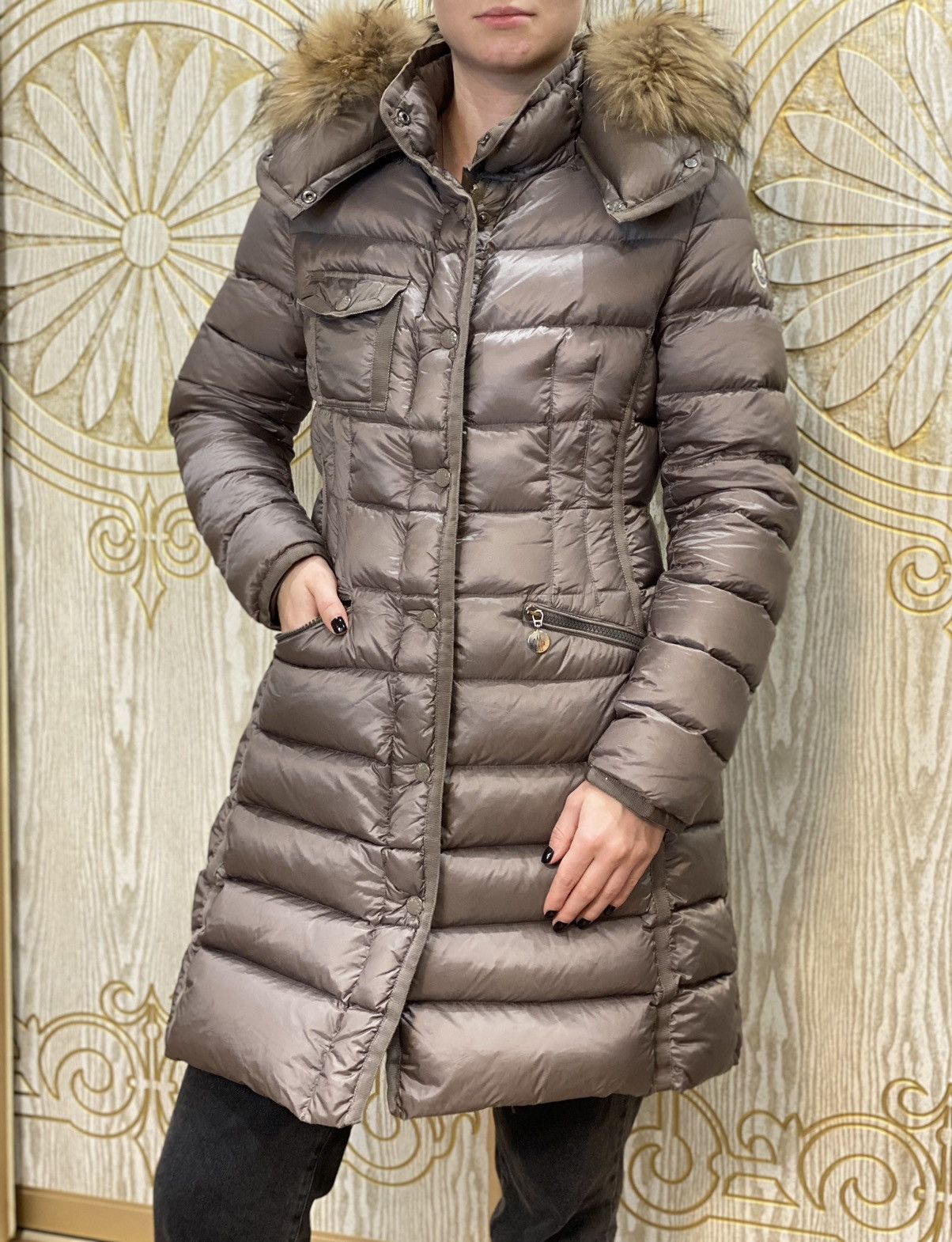 Moncler hermifur coat store