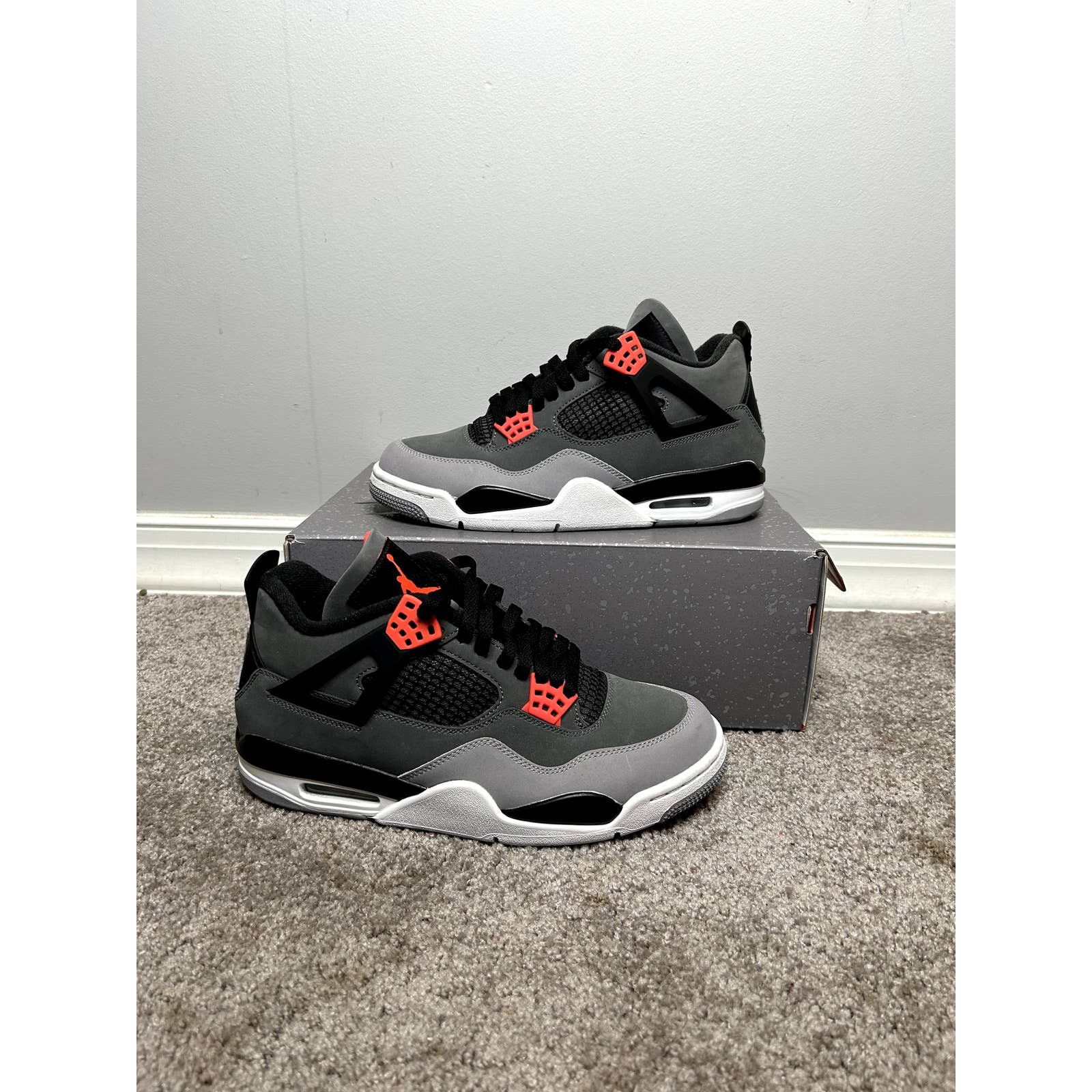 Jordan Brand × Nike × Streetwear Air Jordan 4 Retro Infrared Shoes ...