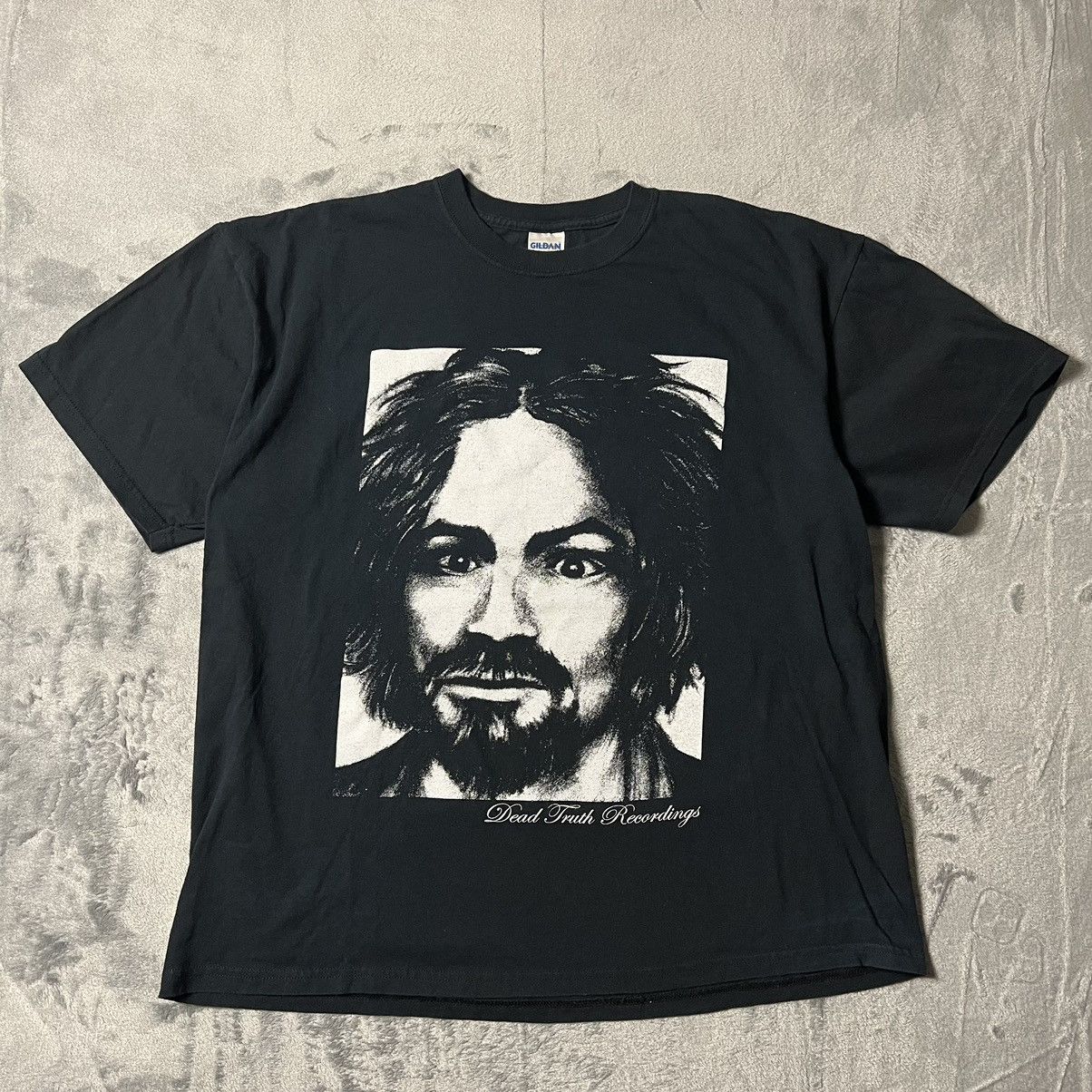 Streetwear × Vintage Vintage Charles Manson T-Shirt XL Serial Killer ...