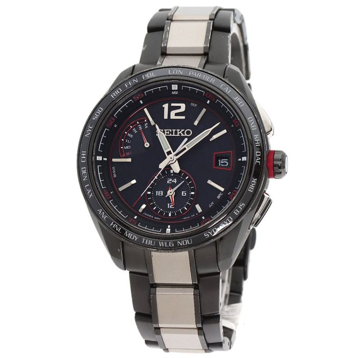 Seiko Seiko SAGA267 8B63-0AS0 Brights Solar Radio Watch Titanium ...